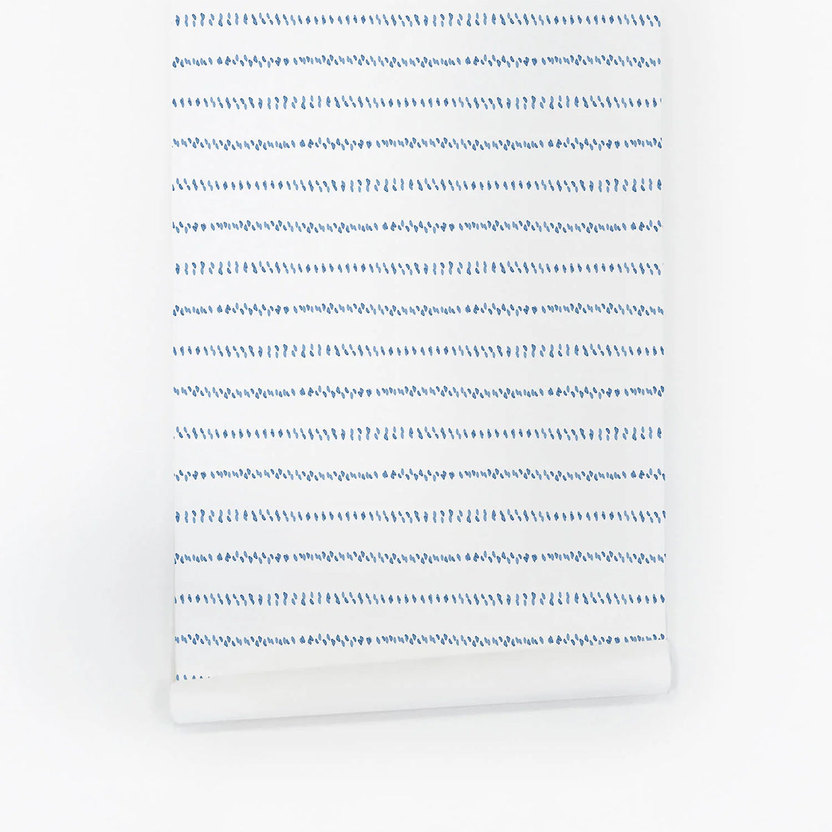 Hello Circus - Watercolour Spot Lines, Blue Striped Wallpaper | Hello ...