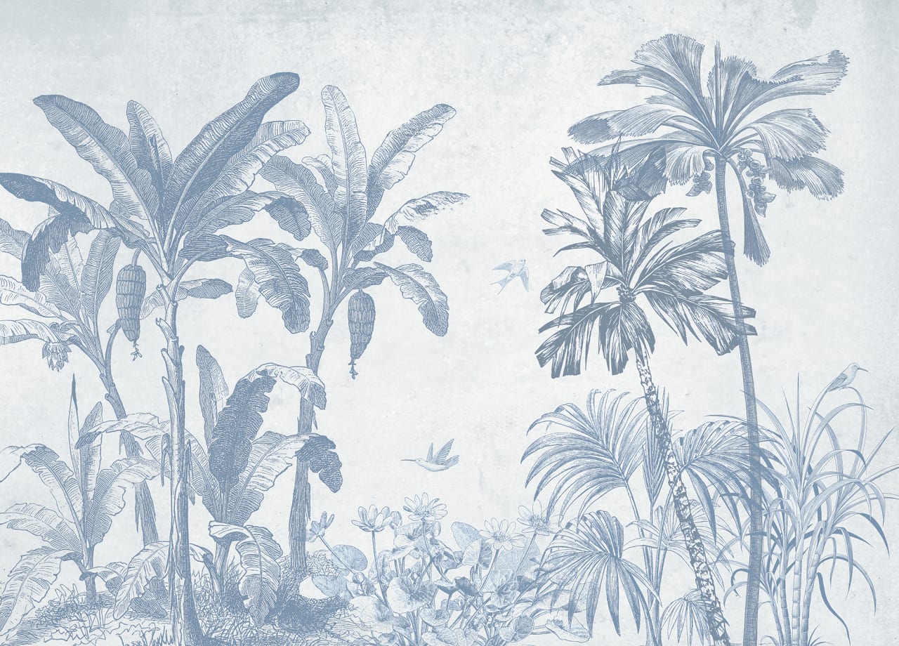 Tranquil Jungle, Tropical Mural Wallpaper | Hello Circus